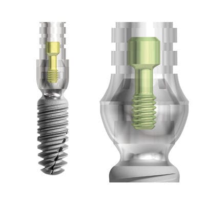 Conical implant abutment - TWINKON® - Global D - titanium / external ...