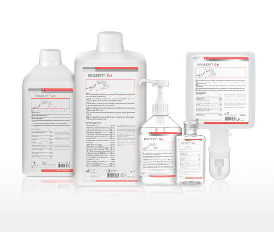 500 mL hand sanitizer - PROSEPT® - Hygiene360 AG - 1000 mL / 100 ml