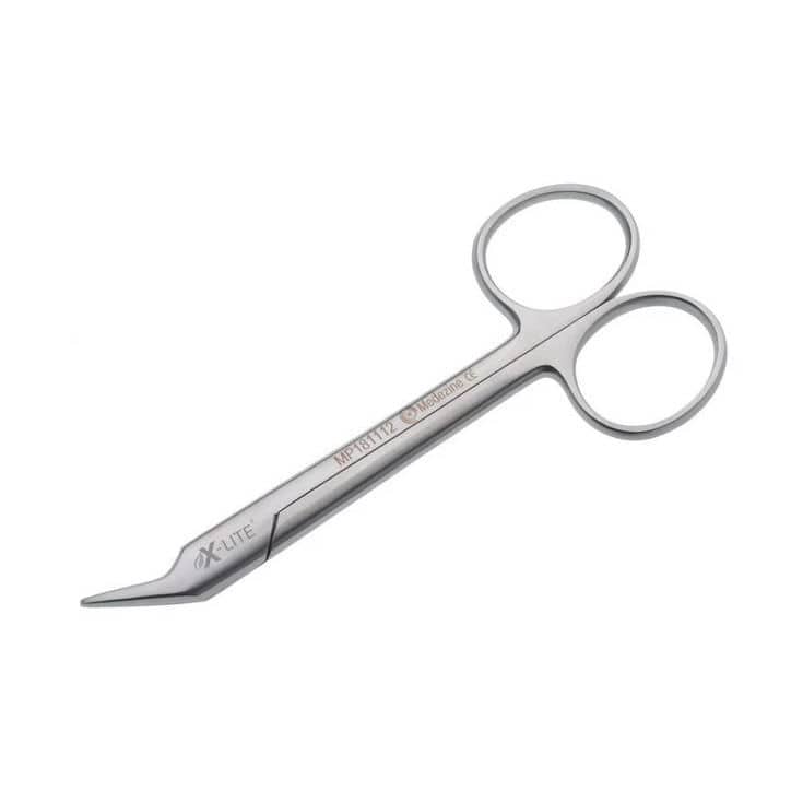 Cast scissors - X-Lite® - Kinetec - blade / for humans / curved