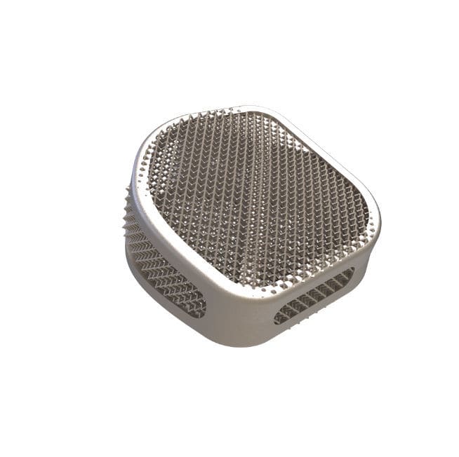 Lumbar interbody fusion cage - Ortigia OLIF - Tsunami Medical - oblique ...