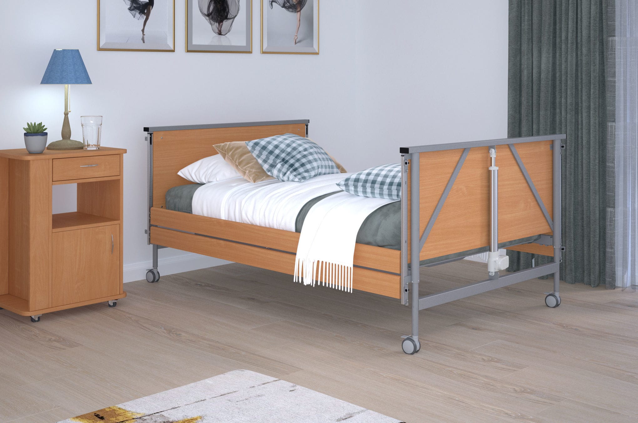 Medical bed - Taurus 2 WIDE - Reha-Bed - hospital / manual / electric