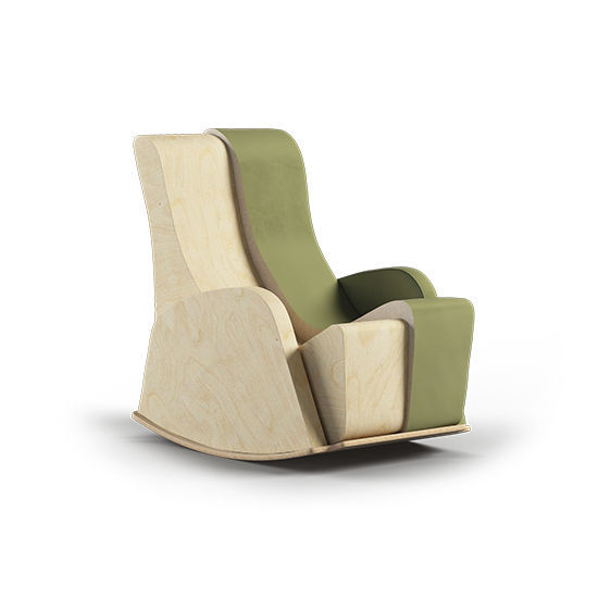 Healthcare facility armchair - ZEN PLUS ROCKER - Pineapple - rocker