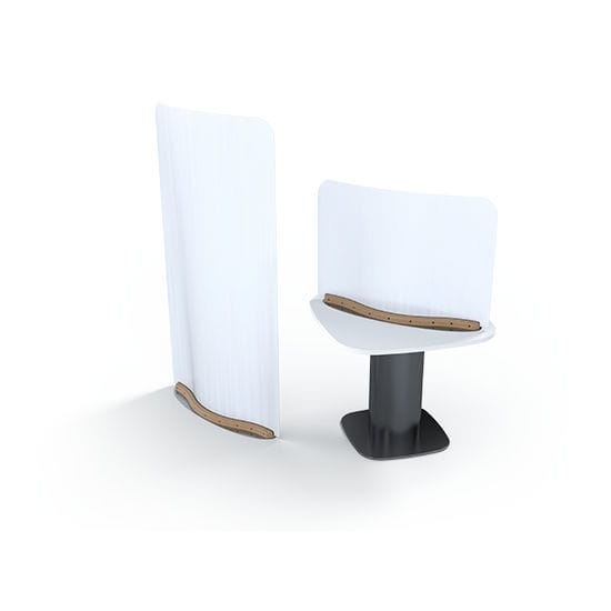 Countertop protection screen - WAVE SNEEZE - Pineapple - chairside / 1 ...