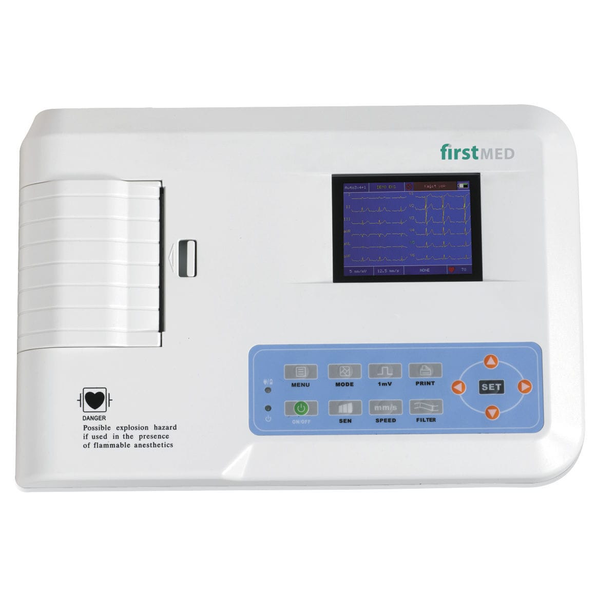 Resting electrocardiograph - ECG-300 - Trimpeks Healthcare - 3-channel ...