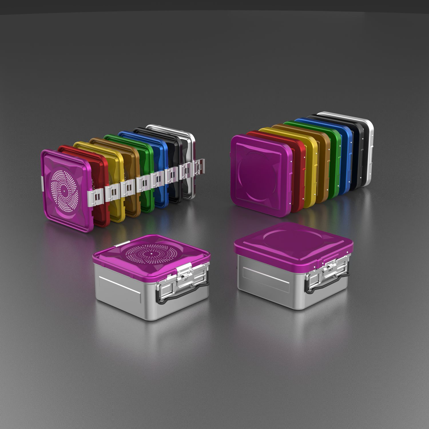 Instrument sterilization container - Standard Plus 1/2 - Aygun Surgical ...