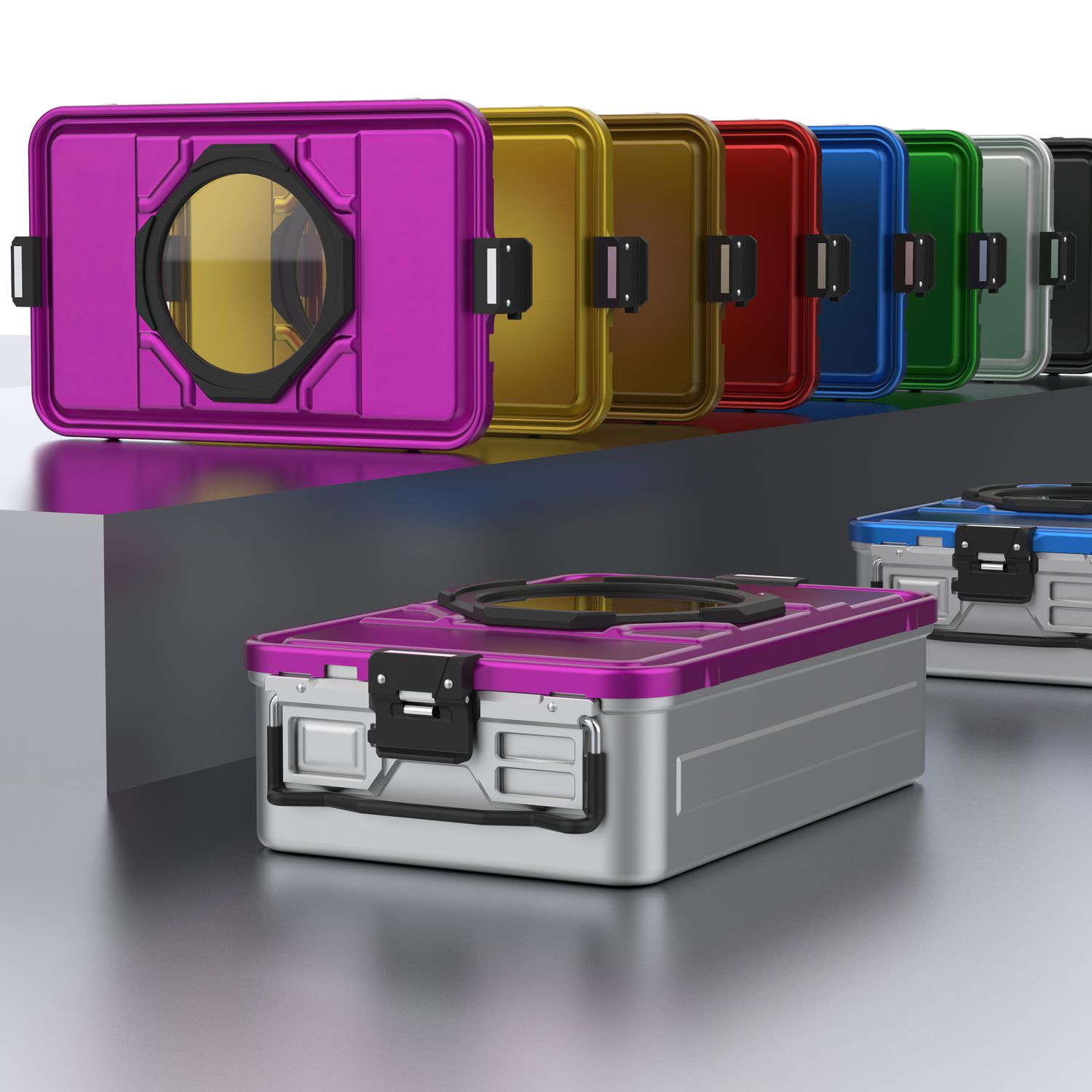 Instrument sterilization container - Window 3/4 /4 - Aygun Surgical ...