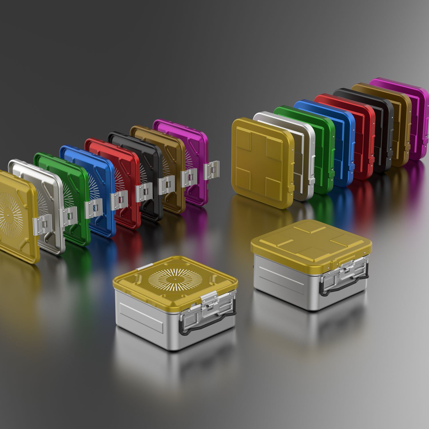 Instrument sterilization container - Standard 1/2 - Aygun Surgical ...