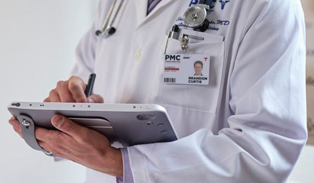 Intel® Atom™ medical tablet PC - ElitePad 1000 G2 - Hewlett-Packard ...