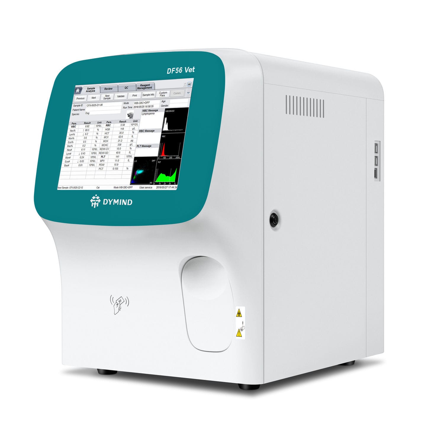 Veterinary hematology analyzer - DF56VET - Shenzhen Dymind ...