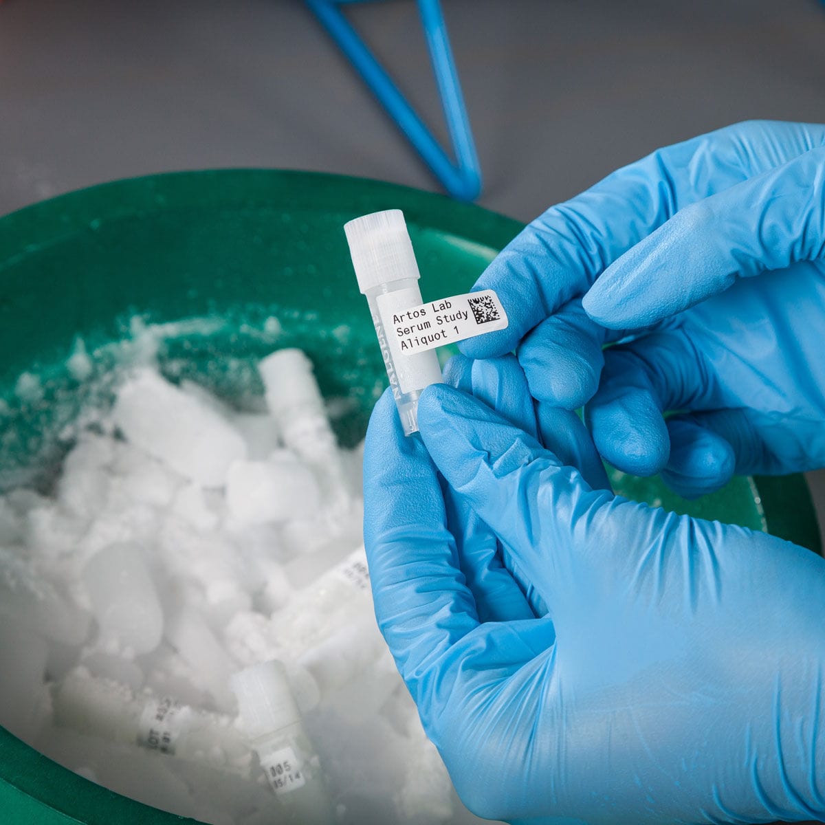 Tube label - M61 series - Brady EMEA - for vials