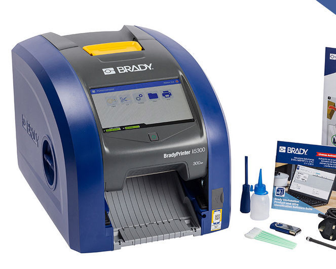 Thermal transfer printer - I5300-C-UK-WF-PWID - Brady EMEA - direct ...
