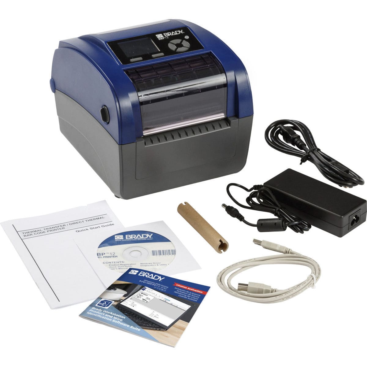 Thermal transfer printer - BBP12-LAB KIT-UK - Brady EMEA - label ...