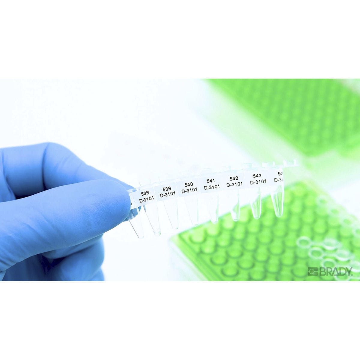 PCR tube label - B33-289-492-WT - Brady EMEA - chemical-resistant