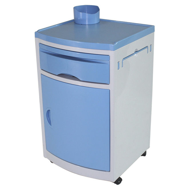 Bedside cabinet on casters - BES-PM060 - Besco Medical - with drawers