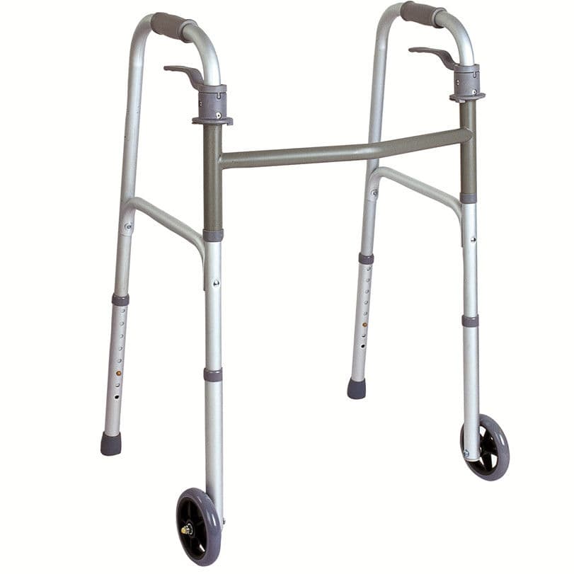 2-wheel mobility walker - BES-WA24 - Besco Medical - height-adjustable