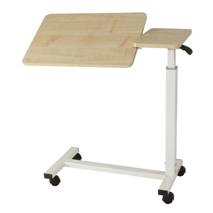 Overbed table on casters - BES-PM012 - Besco Medical - height ...
