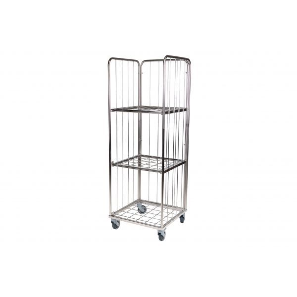 Dirty linen trolley - 300530 - TIMO - clean / medical / transport