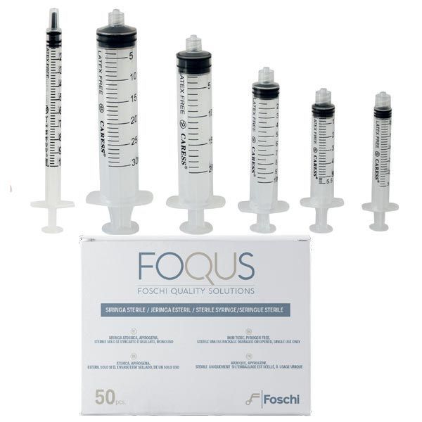 Polypropylene syringe - Foqus - Foschi - veterinary / 1 ml / 10 ml