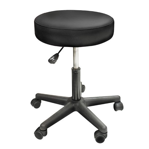 Healthcare facility stool - RS - PHS Medical - swivel / pneumatic / blue