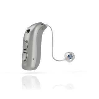 Mini RIC hearing aid - Captivate - Sonic - telecoil / gray