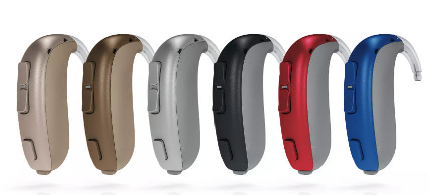 BTE hearing aid - Trek. - Sonic - wireless / telecoil / brown