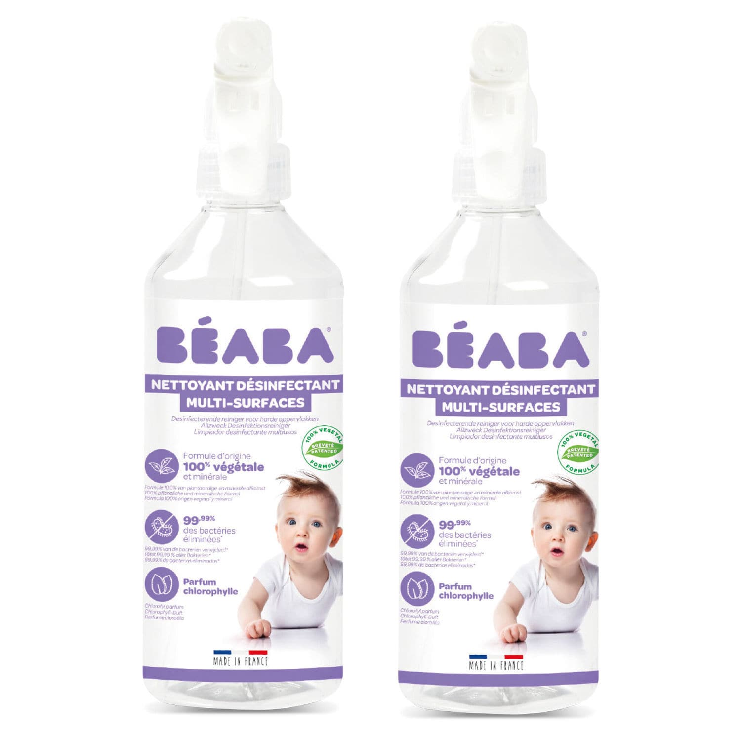 Floors ans surface disinfectant - 910006 - Béaba - liquid / 500 mL