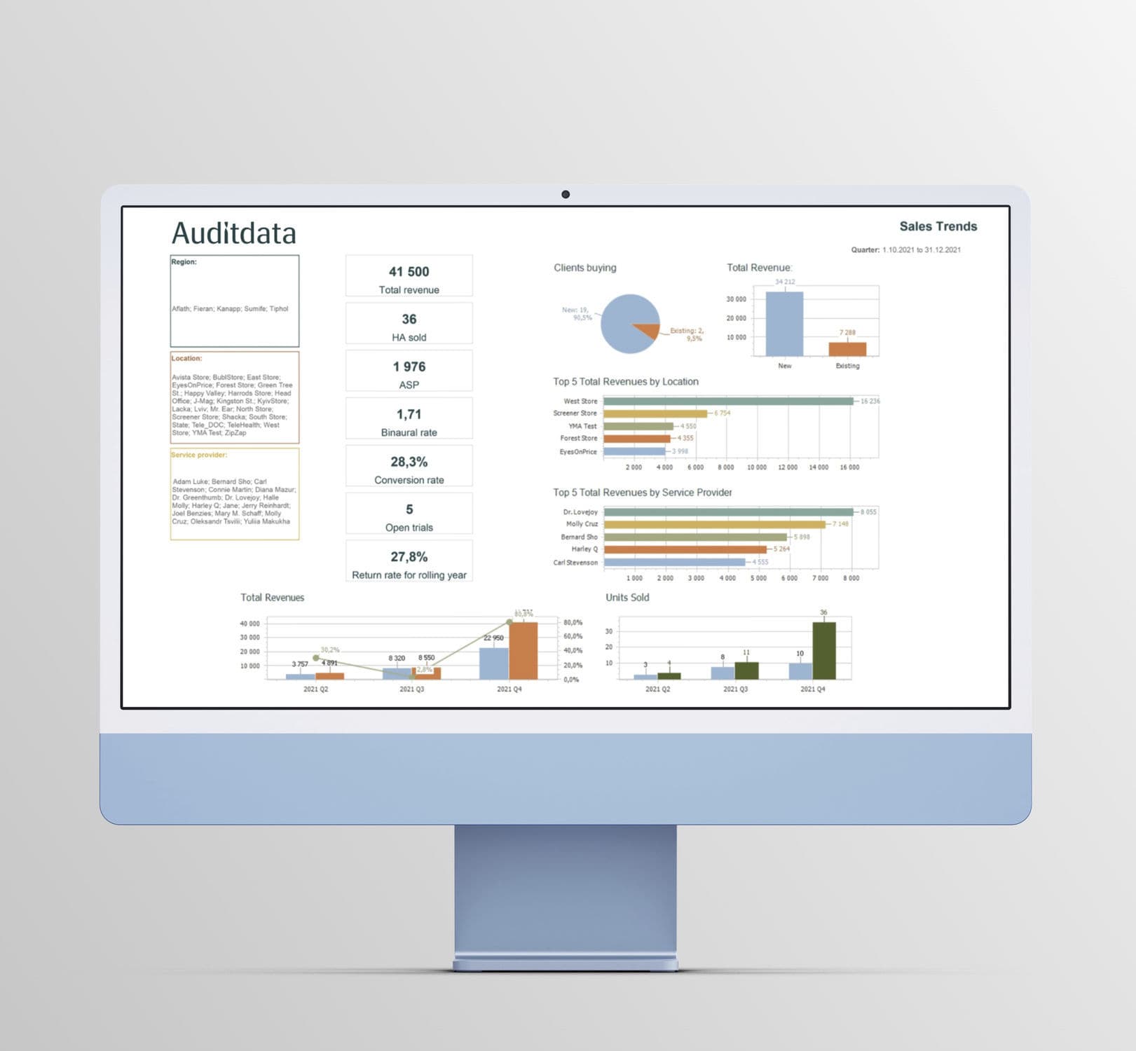 Analysis software module - Auditdata - reporting / audiometry