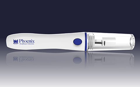 Insulin lancing device - PHOENIX HEALTHCARE SOLUTIONS, LLC - reusable