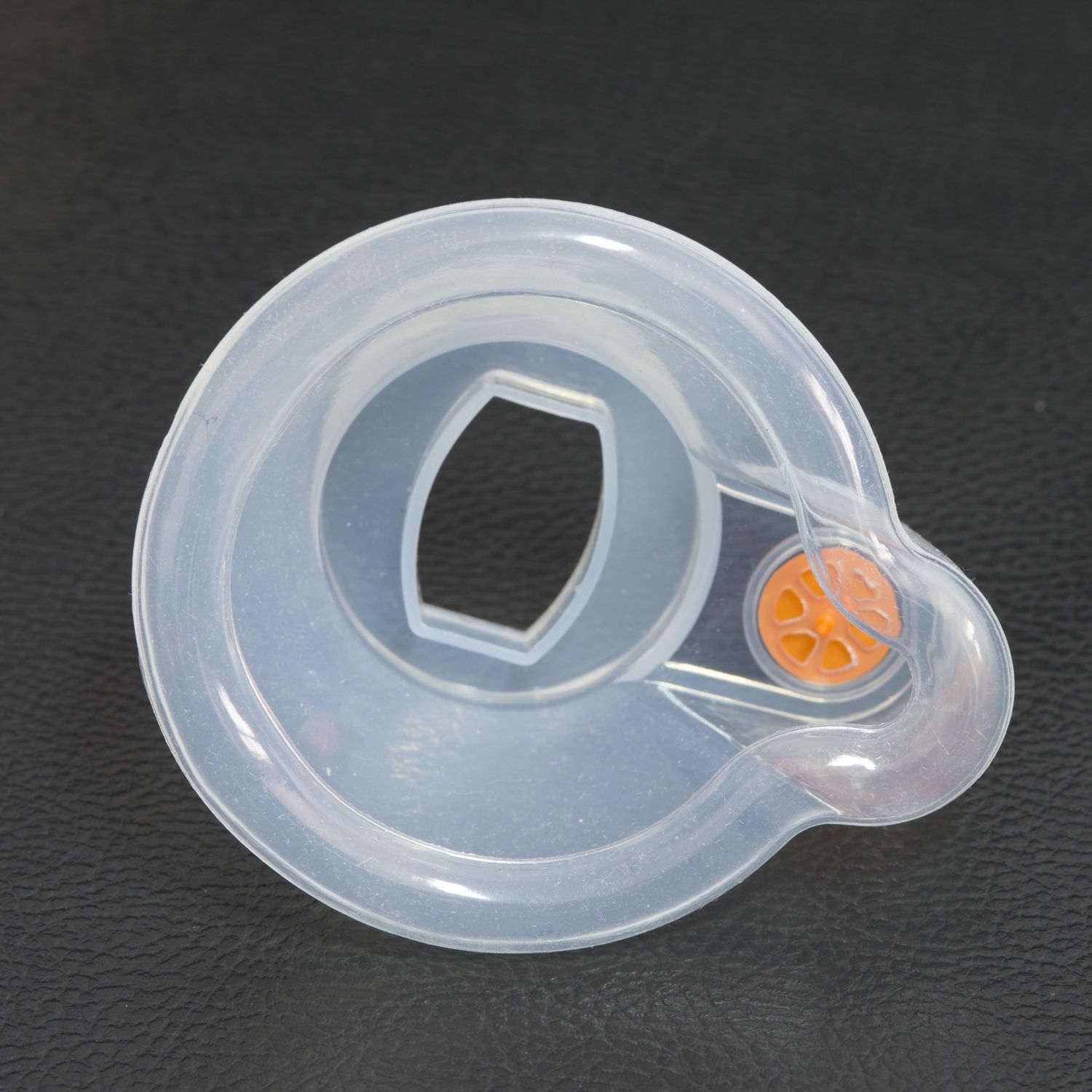 Latex-free oxygen mask - Taian Dalu Medical Instrument - silicone / rubber