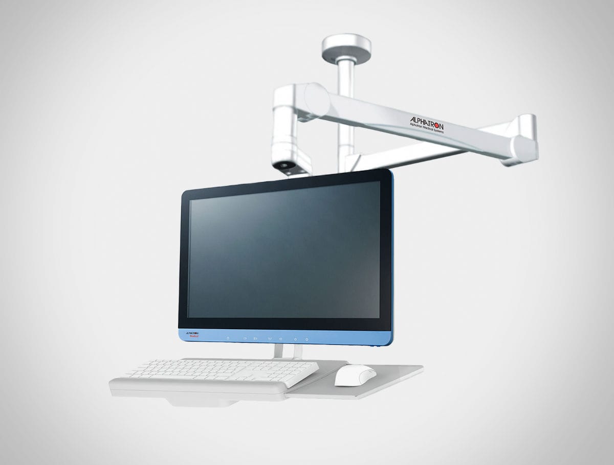 Articulated support arm - ALPHATRON MEDICAL GmbH - tilting / for ...