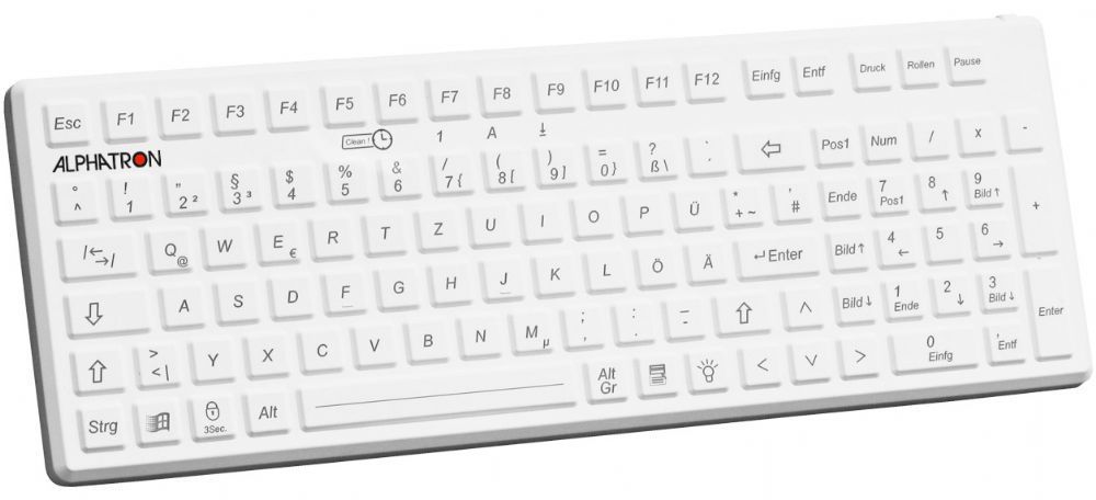 Medical keyboard with numeric keypad - K500 - ALPHATRON MEDICAL GmbH ...