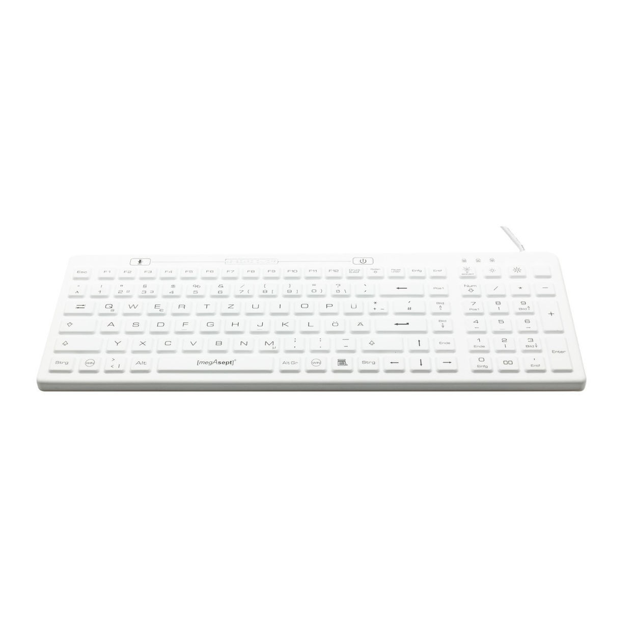 Medical keyboard with numeric keypad - HYSLIK108BLT - MEGABYTE ...