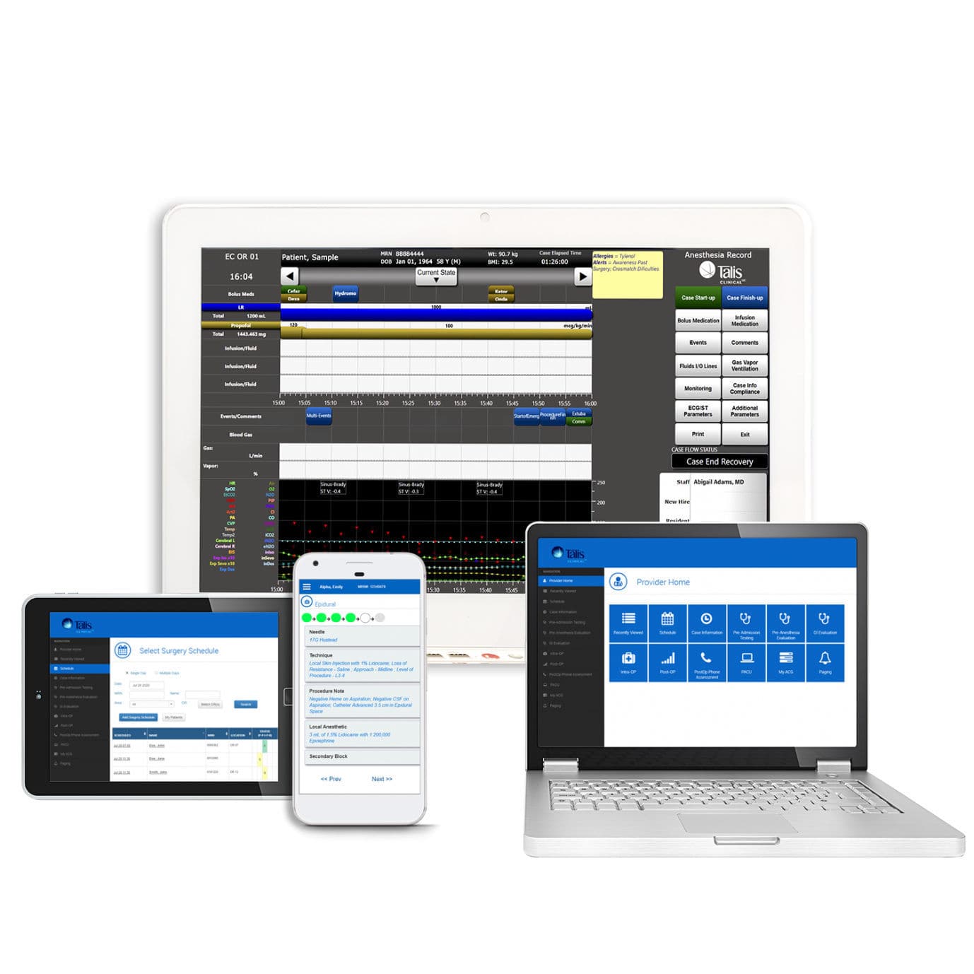 Data analysis web application - ACG-ANESTHESIA® - Talis Clinical ...