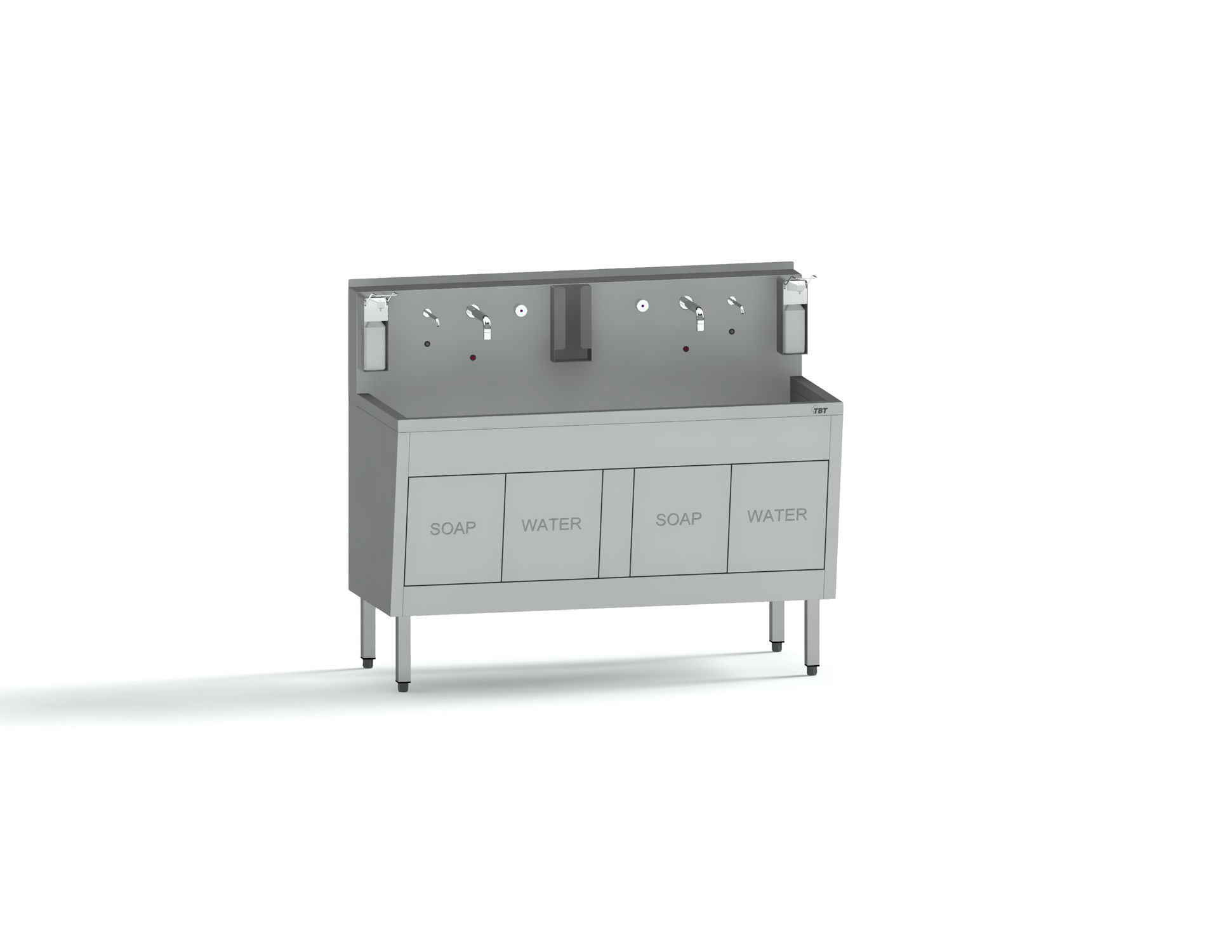 2-station surgical sink - PLUSHINE Series Surgical Scrub Sinks - TBT ...