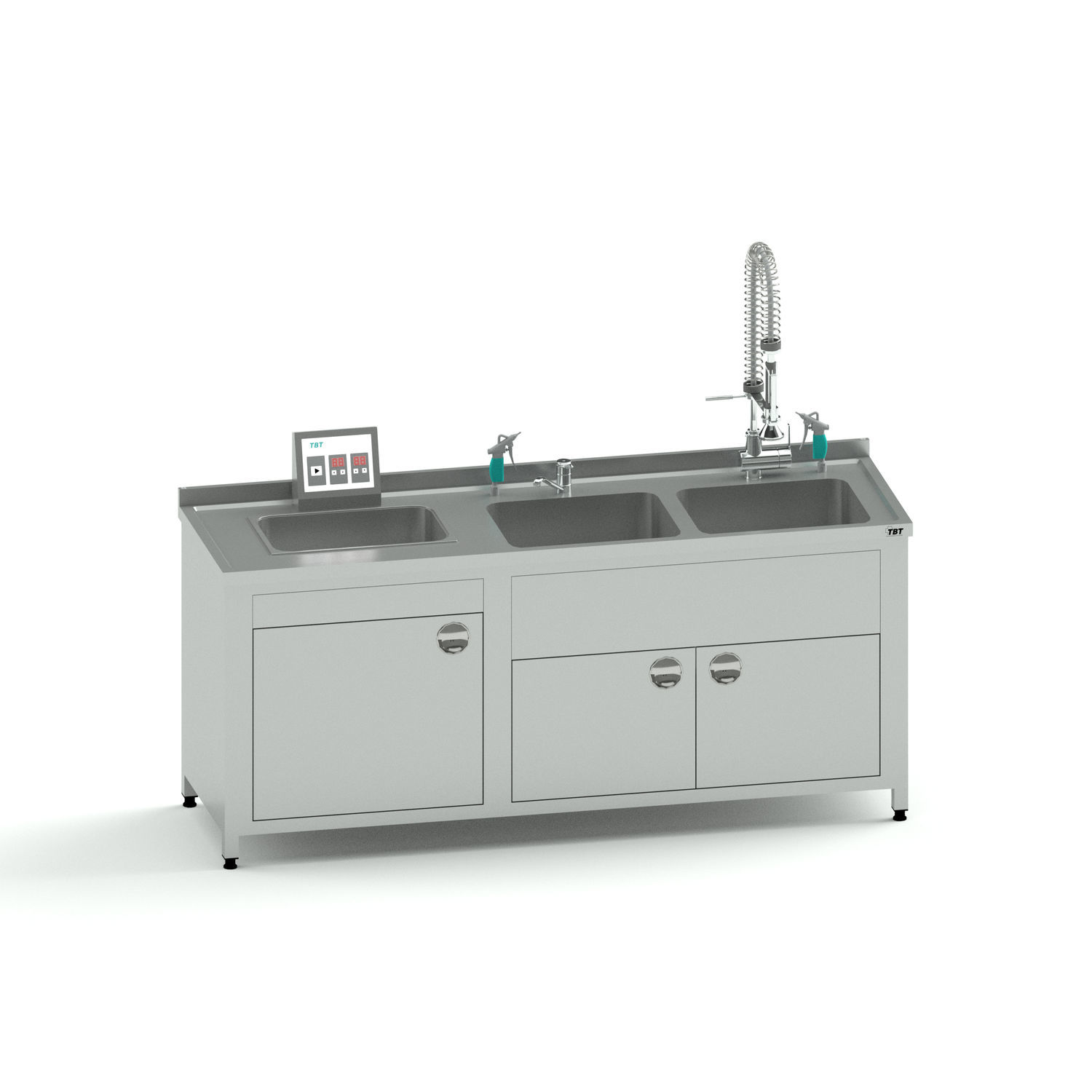 Medical instrument pre-cleaning station - PLUSHINE series - TBT Medical ...