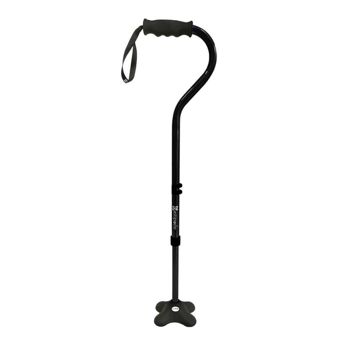 Walking stick with offset handle - Bastipode™ - Allmobility - quadripod ...