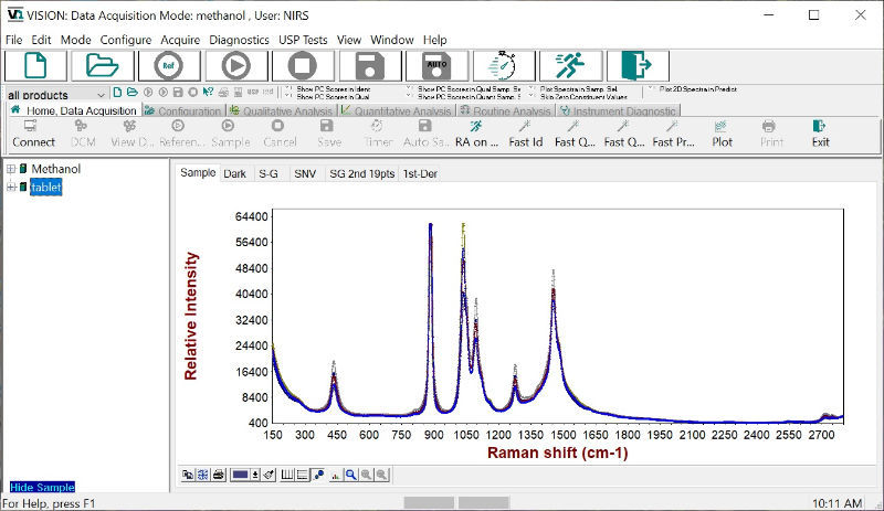 Analysis software - Vision® - B&W Tek - for control / calibration / medical