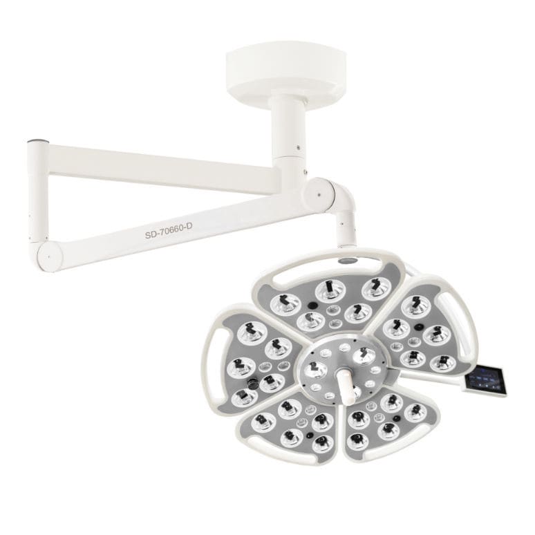 Ceiling-mounted surgical light - WD-7660D-1 - Nanjing Keweisi Medical ...