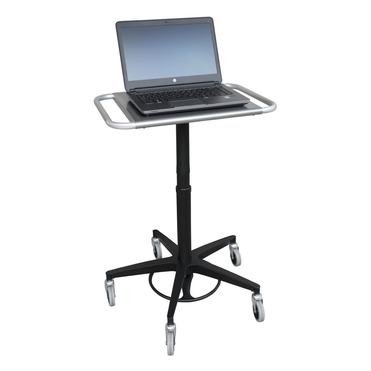 Height-adjustable computer cart - 350305 - Omnimed