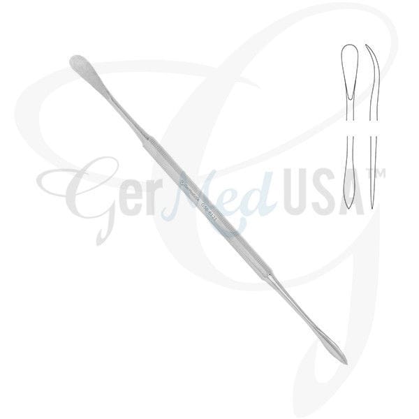 Dental spatula - BSAP - GerMedUSA - double-ended / stainless steel