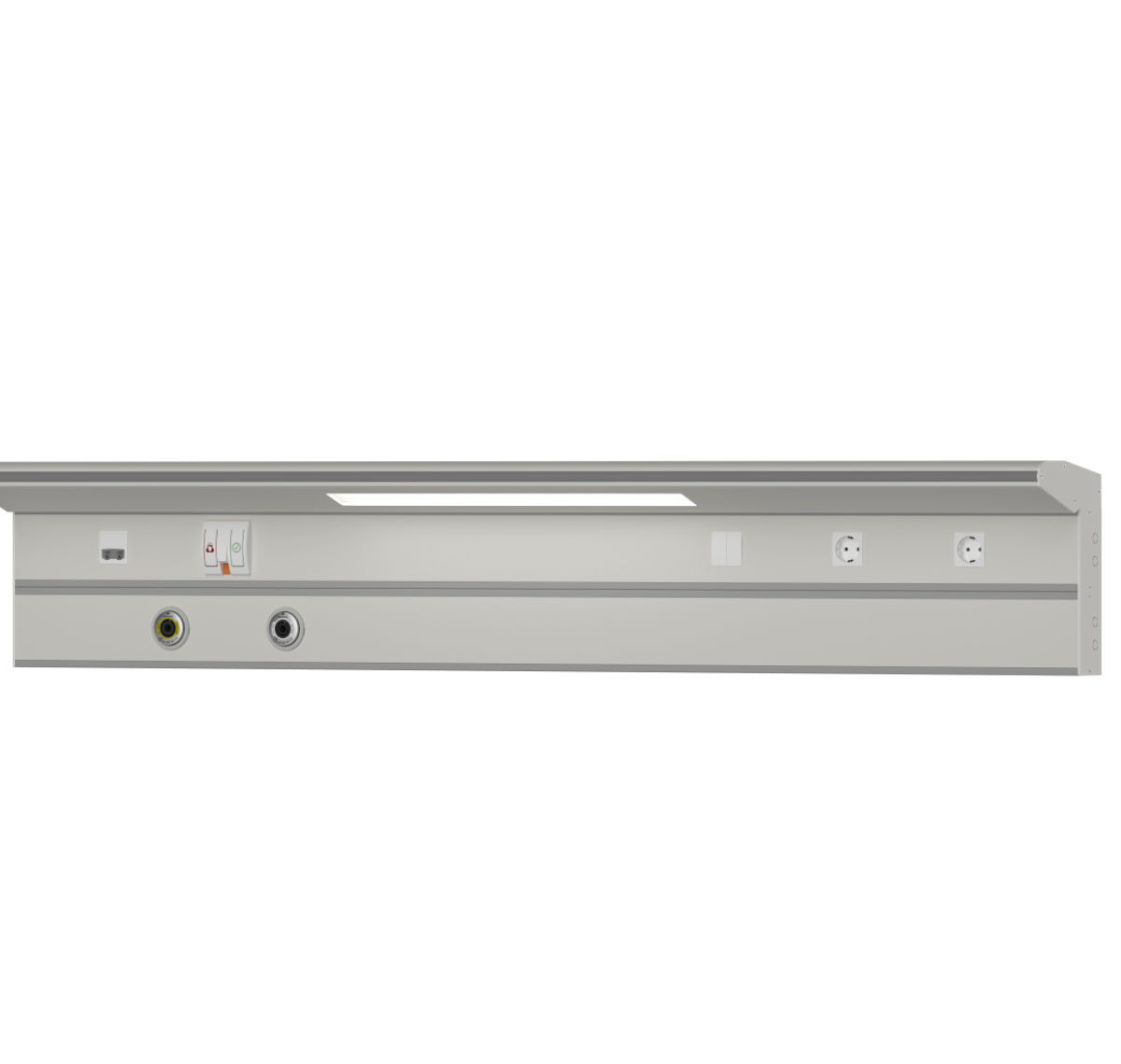 Wall-mounted bed head unit - ELITE - Megasan Medical Gas Systems ...