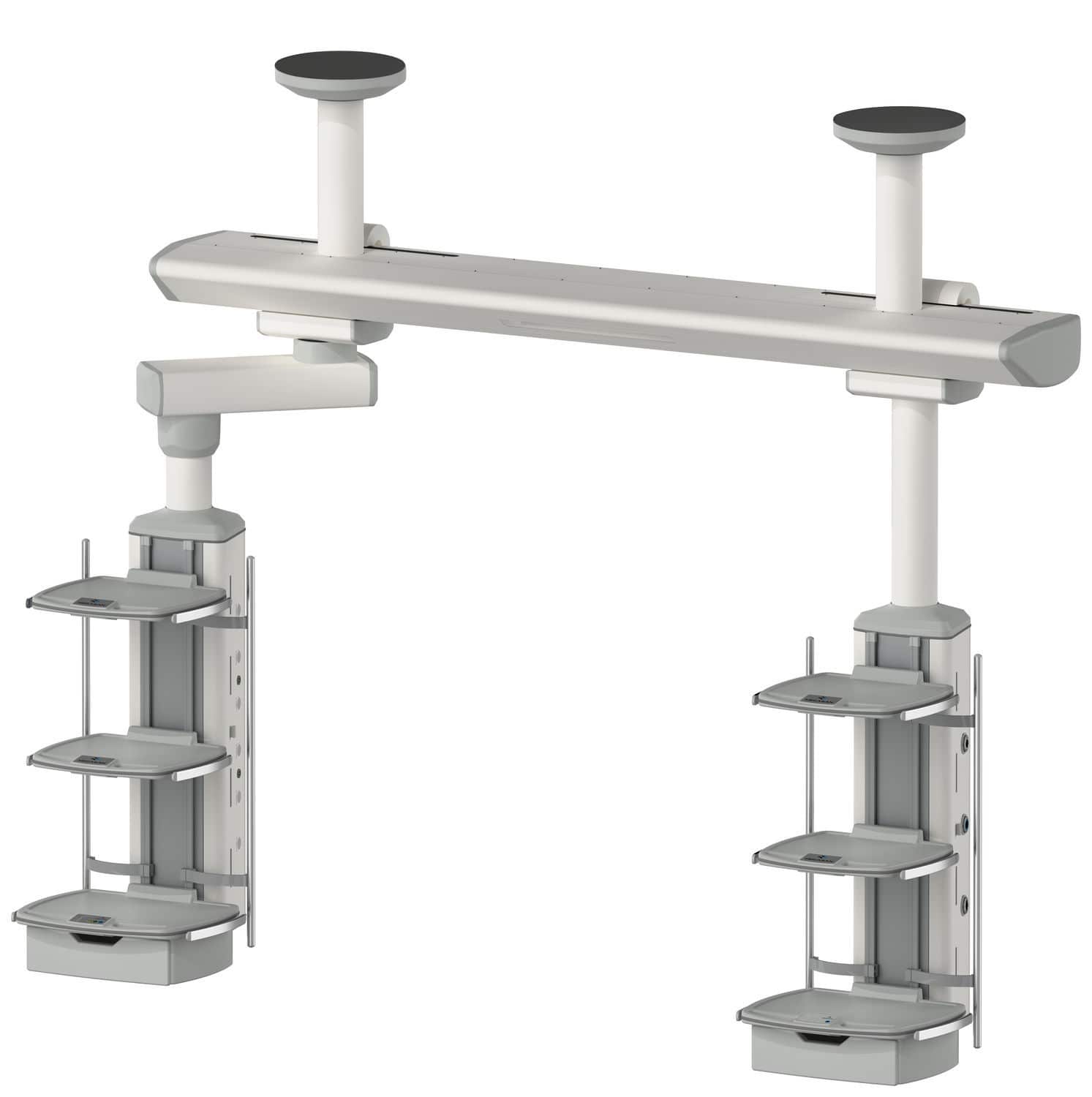 Ceiling-mounted bridge type pendant - MG-YBP-C - Megasan Medical Gas ...