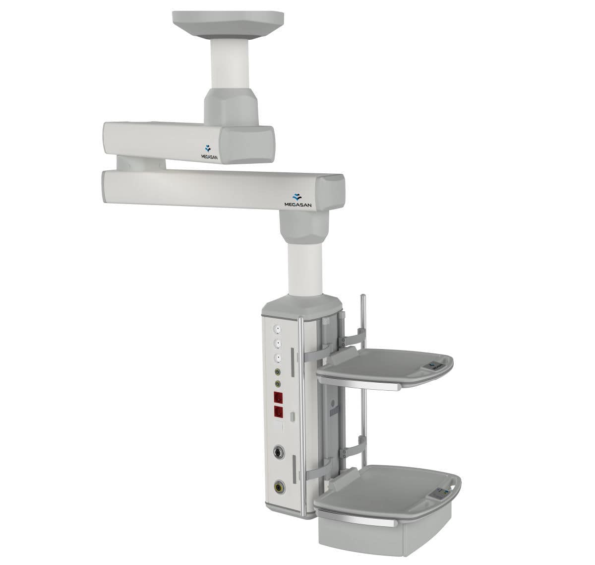 Ceiling-mounted medical pendant - MG-PENx-D-z - Megasan Medical Gas ...
