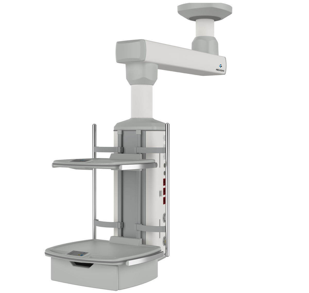 Ceiling-mounted medical pendant - MG-PENx-y-z - Megasan Medical Gas ...