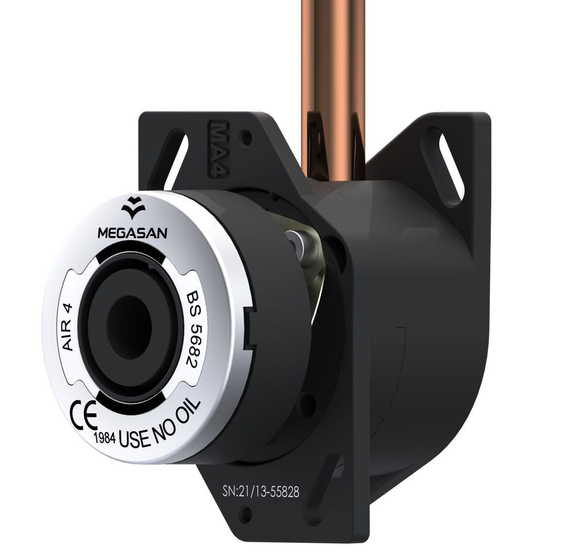 BS type outlet - MGS-xP-Bx - Megasan Medical Gas Systems - medical gas