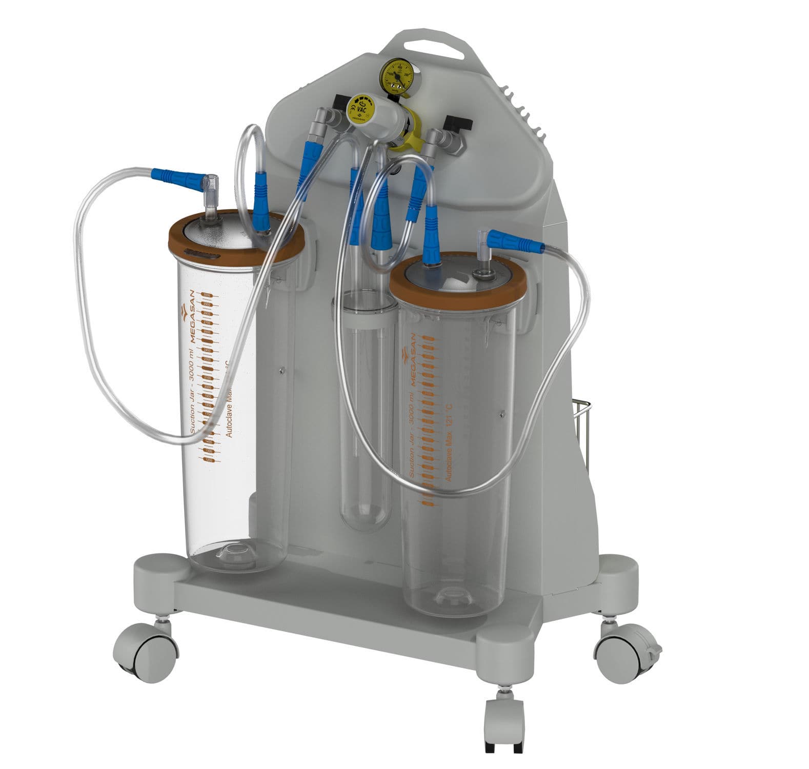 Medical trolley - MG-VKT - Megasan Medical Gas Systems - for suction ...