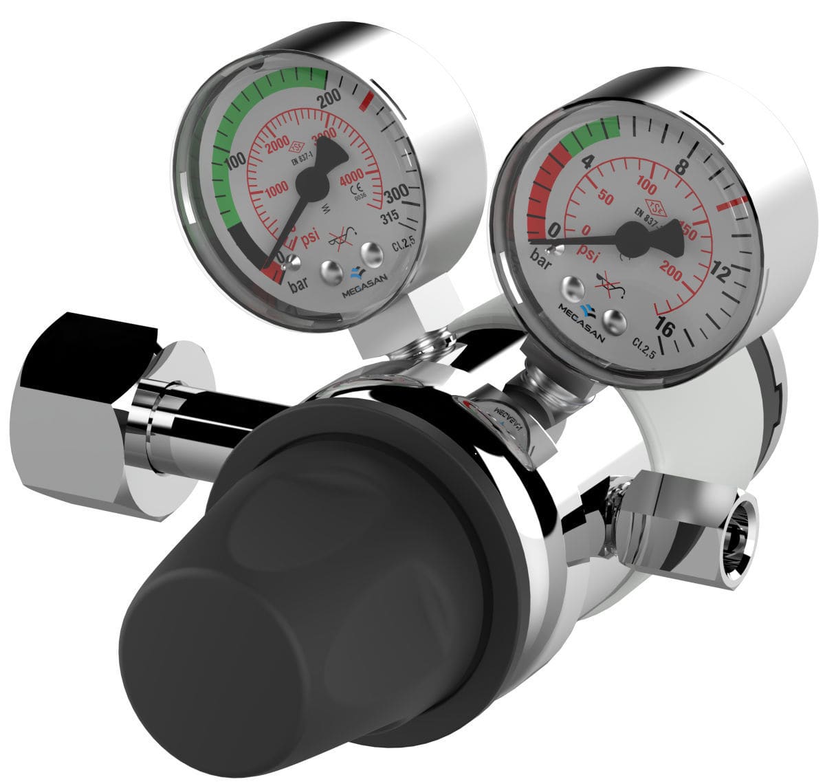 Pressure manometer - MG-xR2MP - Megasan Medical Gas Systems