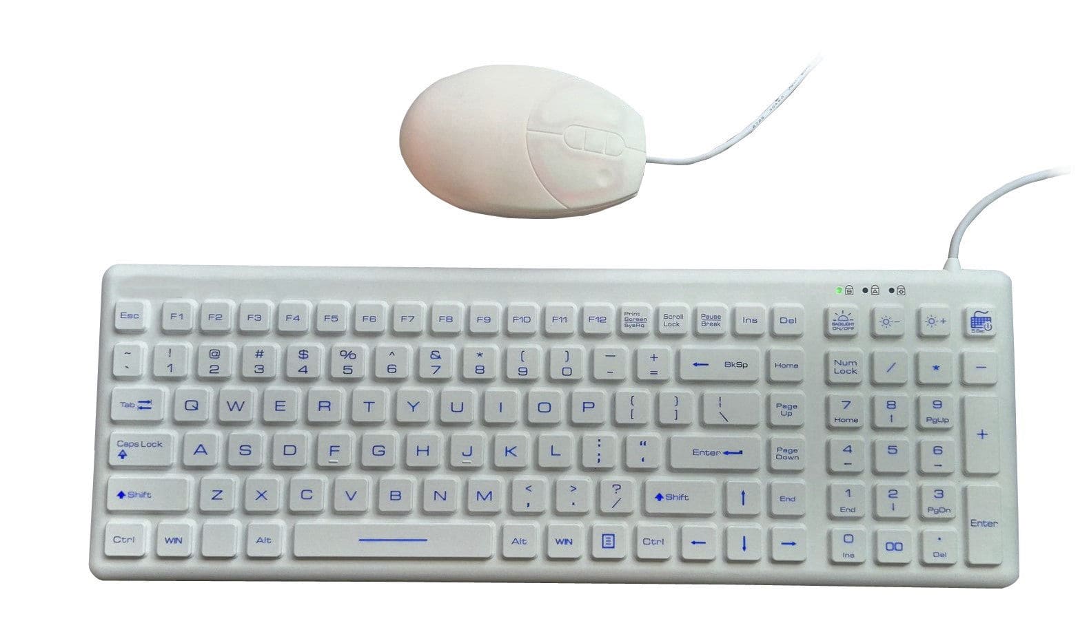 Medical keyboard with numeric keypad - P-M60-BL-MG - PAC Technology ...