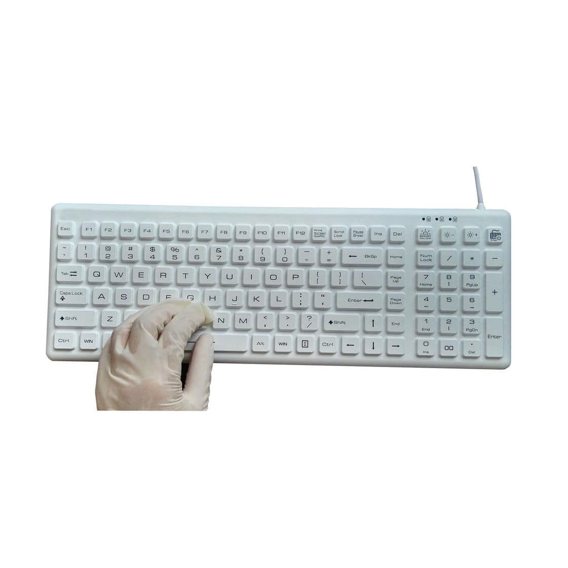 Medical keyboard with numeric keypad - P-M60-BL - PAC Technology ...