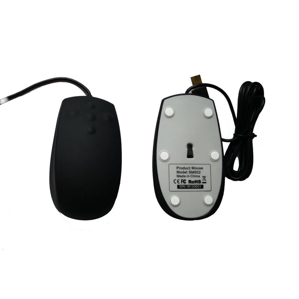 Laser medical mouse - SM502 - PAC Technology - USB / silicone / waterproof
